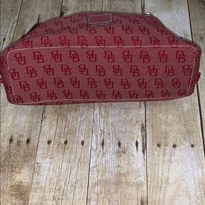 Dooney & Bourke | Bags | Dooney And Bourke Red Canvas Shoulder Handbag ...
